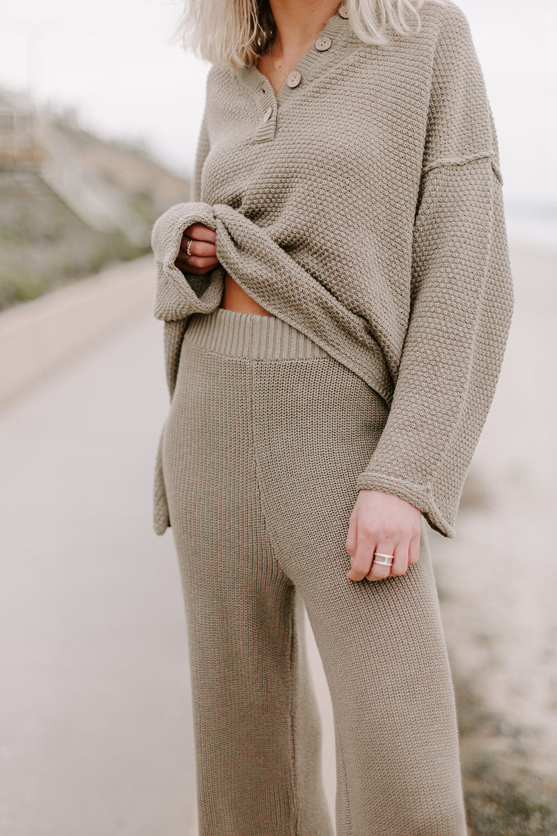 Waffle Knit Lounge Bottoms – Addison + Grey